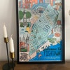 Map of Fishtown, Philadelphia, Philly Neighborhood Map, Philly Art, Map ...