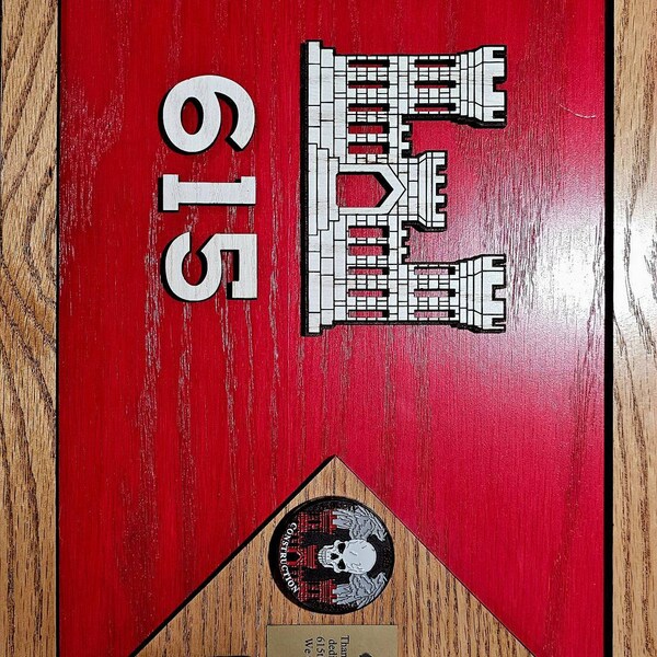 Engineer Company Guidon Plaque - Etsy