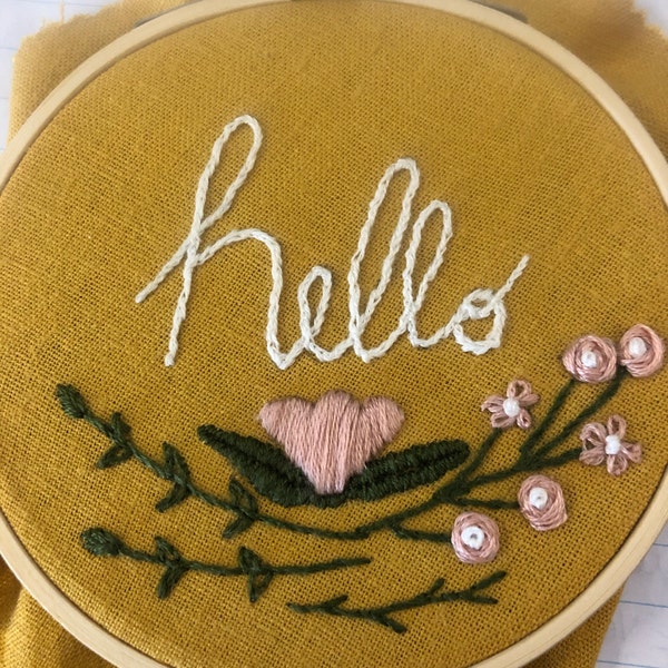 Hanging Plants Embroidery Kit, Beginner Embroidery Kit, Embroidered ...