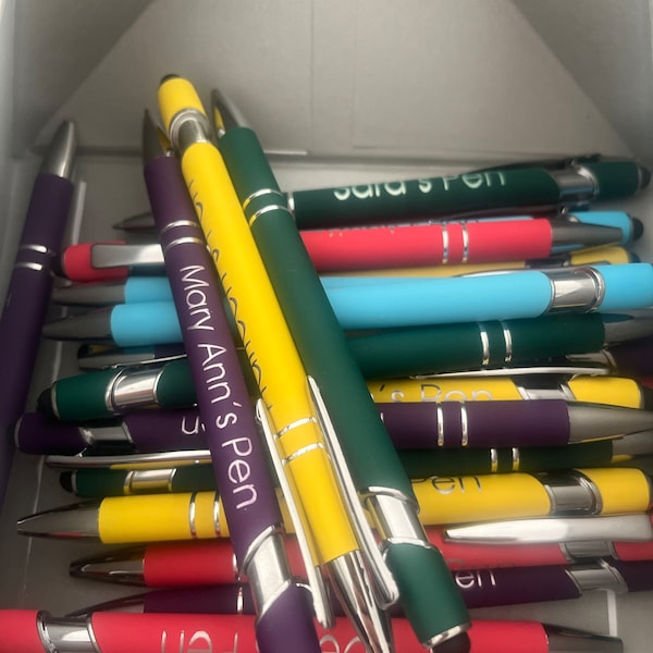 Personalized Pens in Bulk for Business | Promotional Gifts | Free Custom Engraving and Color ...