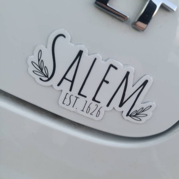 Salem Sticker, Salem MA, Halloween Stickers, Fall Stickers, Witchy City ...