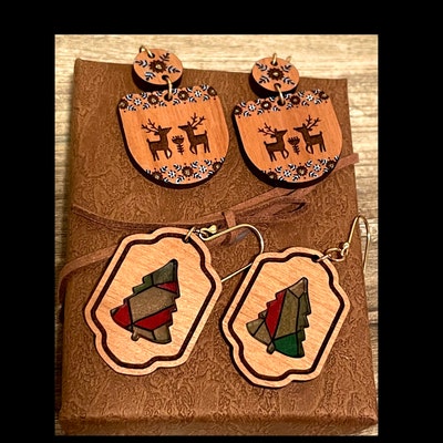 Aztec Hair Clip Scalloped Laser Engraved Hair Clip File - Etsy