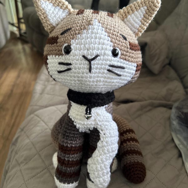 Tabby Cat Crochet Pattern | Cute Amigurumi Ginger Kitty - Etsy UK