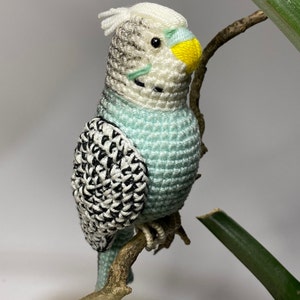Crochet Budgie Pattern Tutorial PDF Amigurumi New Year Bird Lovers ...