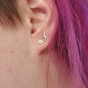 Sterling silver Wrench Earrings Tool earrings Gift for her / | Etsy