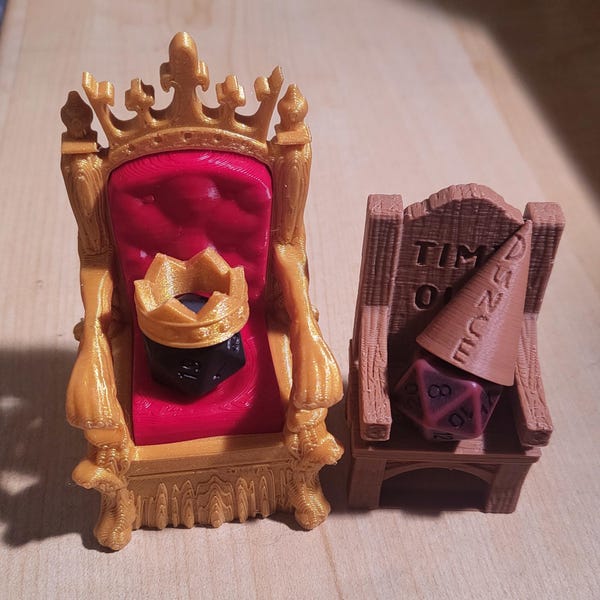 Dice Jail | Time Out Chair | Dunce Hat | Crit Crown | Lucky Throne ...