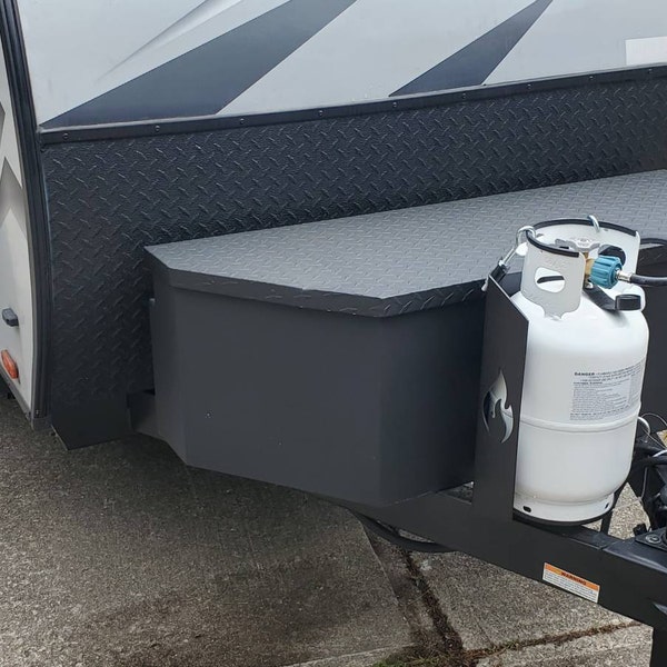 11 Lb Propane Tank Cylinder Mount, Cradle for Camping, Overlanding, off ...