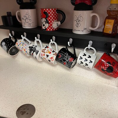 10 Cup Coffee Mug Holder With 4 or 5 Shelfmug Rackcustom Mug Rackcoffee ...