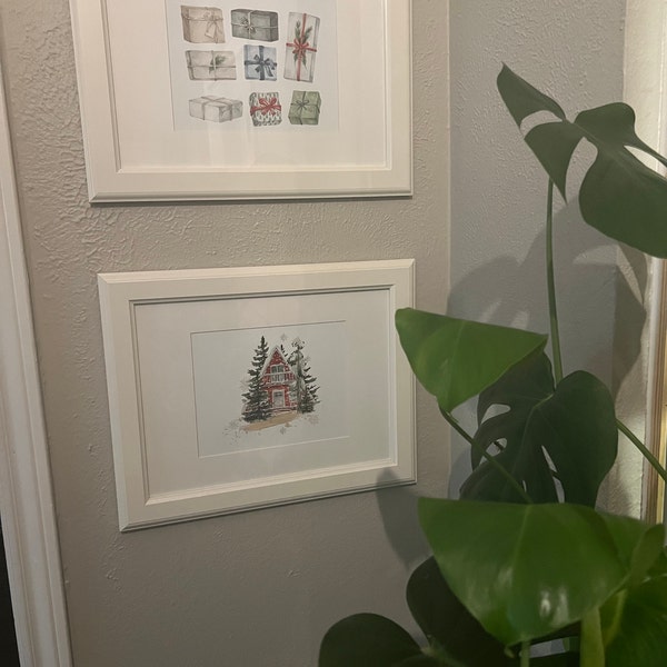 30 Prints, Christmas Wall Art, Digital Download, Winter Gallery Wall ...