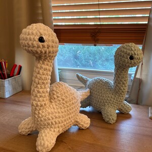 PATTERN: No Sew Amigurumi Crochet Pattern, Bronto the Dinosaur Plush , Brontosaurus, Dino ...