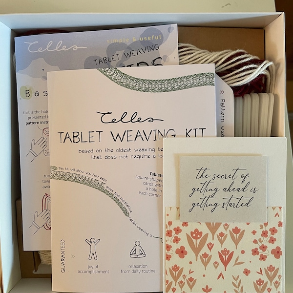 Tablet Weaving Kit, DIY Craft Kit Advanced, Complete Kit for Weaving a ...