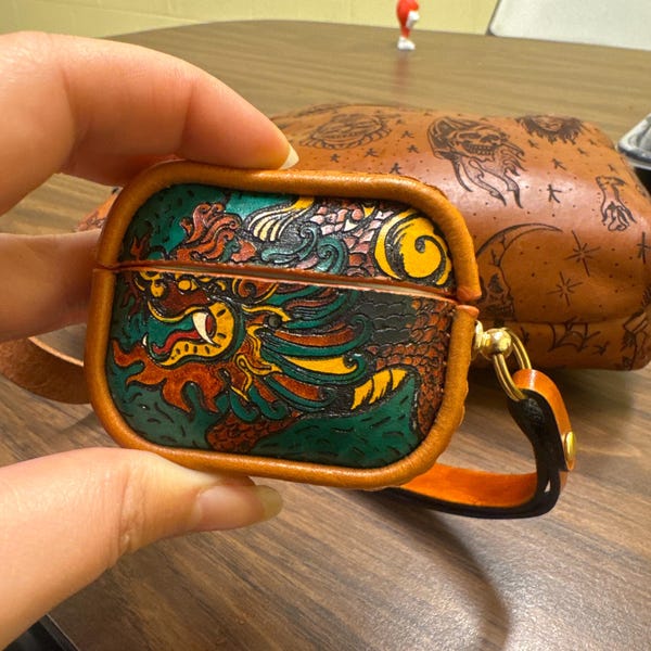 Hand-drawn Pi Xiu Design for Airpods 3 and Pro, Pro 2 - Personalized ...