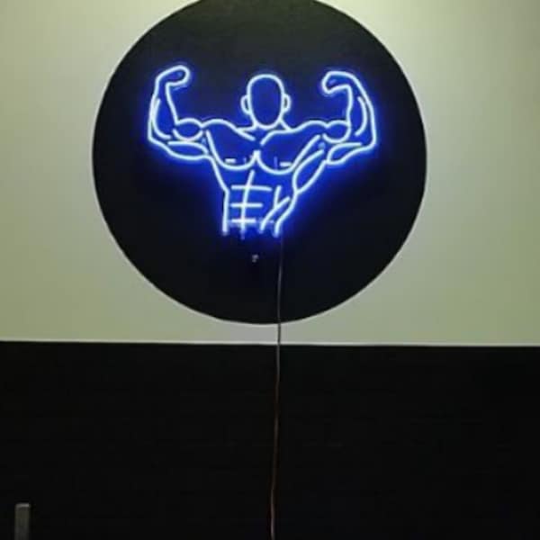 Muscle Neon Sign, Muscle Led Sign, Gym Led Sign, Custom Neon Sign ...