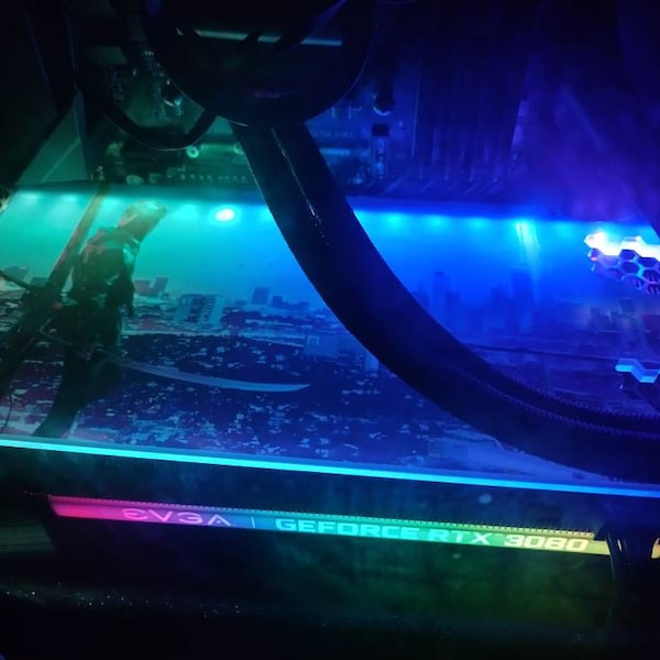 Customize Your Own GPU Backplate RGB + A-rgb Nvidia & Amd or Aio Cover ...