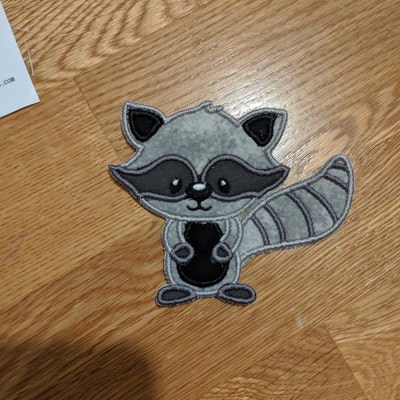 Raccoon Patch Custom Made - Etsy