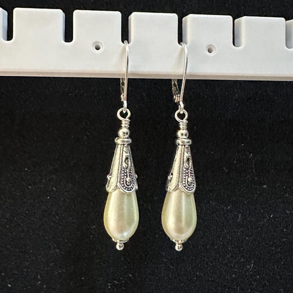 Regency Style Earrings, Vintage Drop Earrings, Edwardian Earrings ...