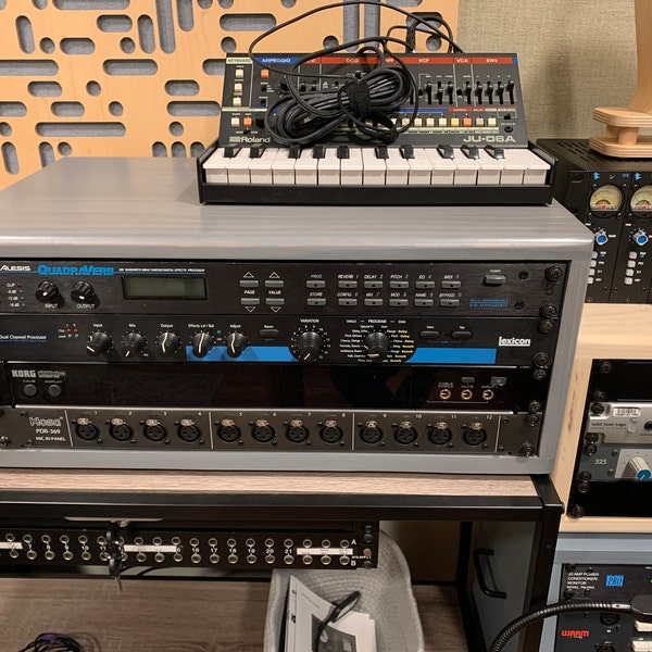 Nice-racks 4-space Studio Rack, Choose Your Depth, Choose Your Stain ...