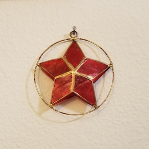 Mini Parol Capiz Star Ornaments - Etsy