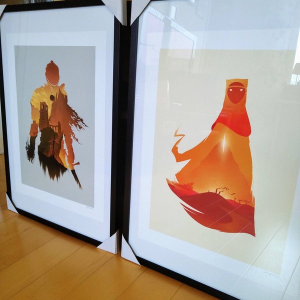 Journey Art Print Video Game Poster Landscape Design - Etsy