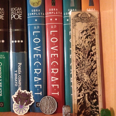 Cthulhu Bookmark, Lovecraft Books, Lovecraft Bookmark different ...