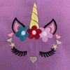 Unicorn Embroidery Design, Unicorn Face Design, Girly Unicorn ...