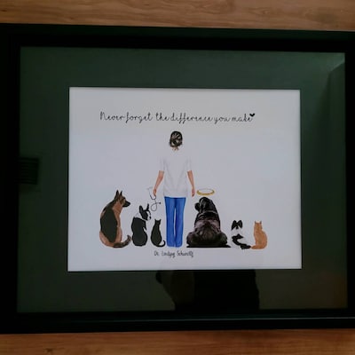 Personalised Graduation Family Gift, Custom Graduate Girl With Mom and ...