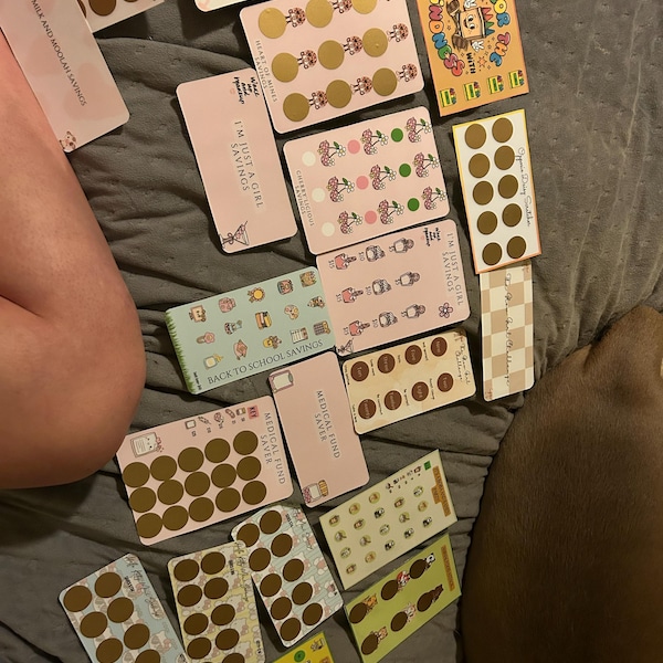 A6 Binder Bookmarks| Binder Bookmark Dashboards| Girly Pink Bow ...