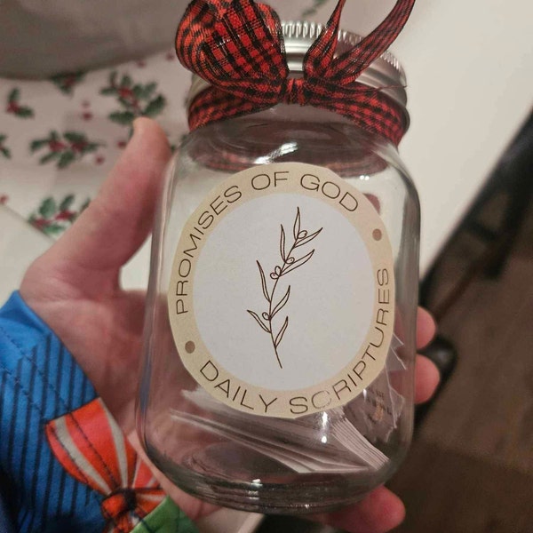 DIY Scriptures Jar Color Coded Bible Verses for Emotions Christian ...