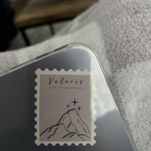 Velaris Stamp Sticker VINYL STICKER City of Starlight ACOTAR Sarah J ...