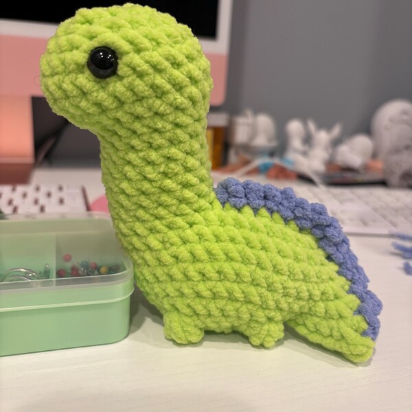 Dinosaur Jurassic World No Sew Crochet Pattern, No Sew Amigurumi ...