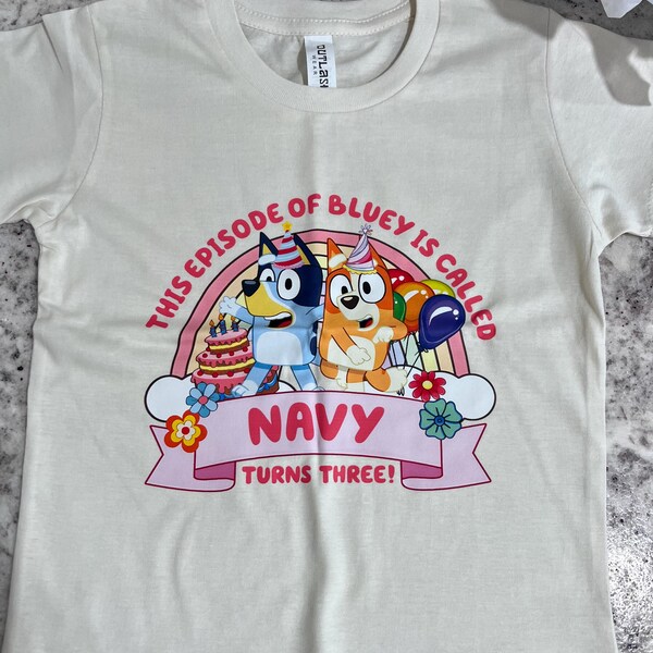 Blue Four Real Life Shirt Blue Custom Birthday Girl Shirt Blue ...