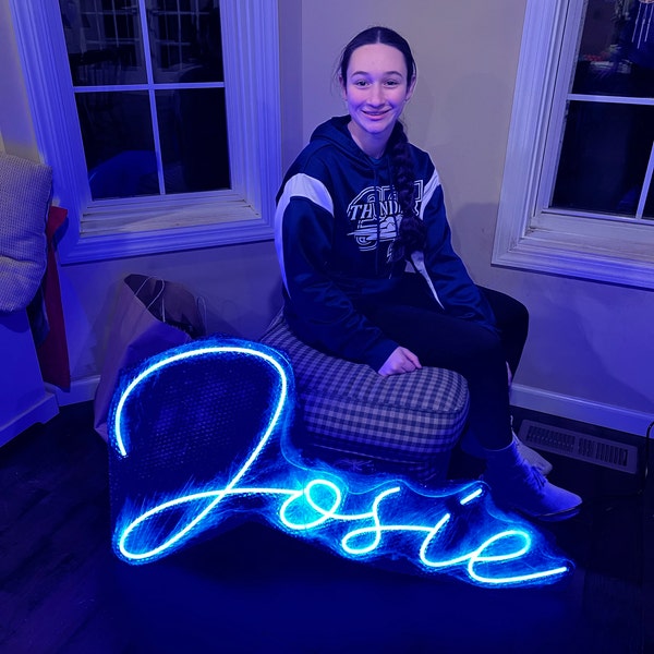 Custom Neon Name Sign, Name Sign, Nursery Sign, Nursery Letters ...