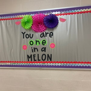 One in a Melon Bulletin Board Cut Out - Etsy