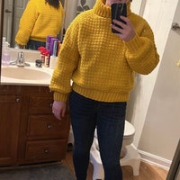 CROCHET PATTERN: the Millennial Jumper Cowl Neck/ Turtle - Etsy Canada