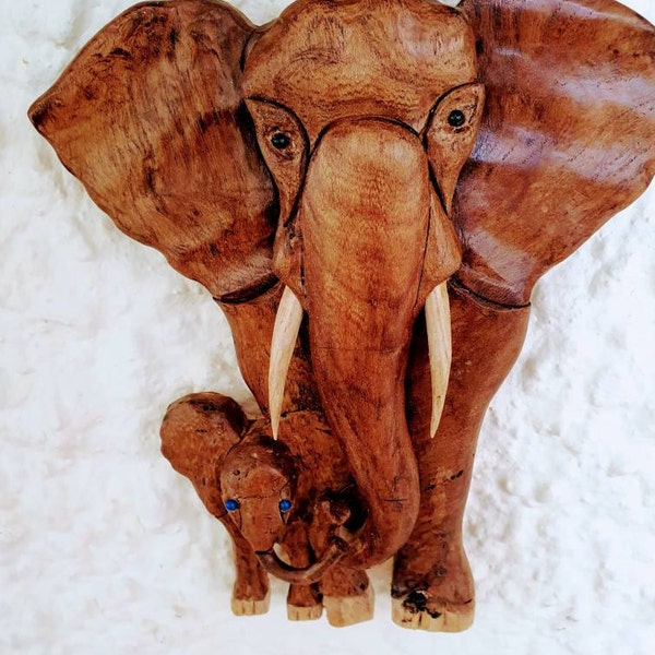 African Wildlife Mini Intarsia Pattern Set, Elephant, Hippo, Rhino ...