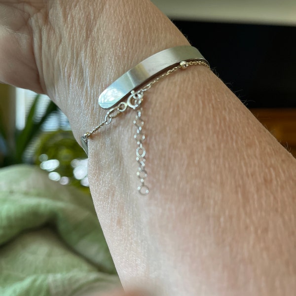 Waterproof Surfer Cord Bracelet With Sterling Silver Rings ,adjustable ...