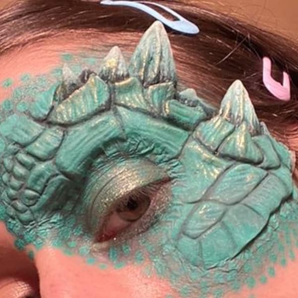 Skeletal Zombie Cheekbones/eye Sockets Prosthetic, SFX Makeup, Silicone ...