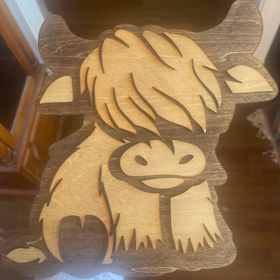 Highland Cow Farmhouse Decor - Etsy