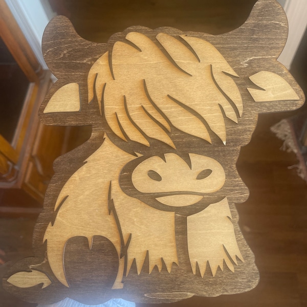 Highland Cow Farmhouse Decor - Etsy