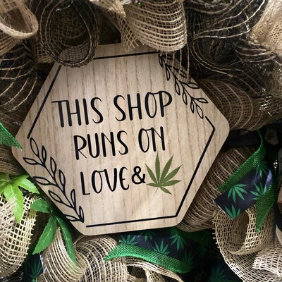 Welcome to Our Joint Marijuana Wood Sign Cannabis Decor - Etsy