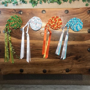 CUSTOM Set of 3 Wedding Cords Choose Your Colours and Charms ...