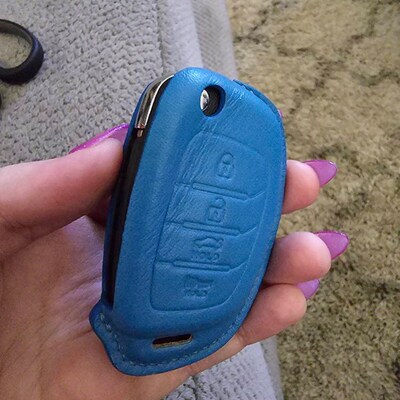 Leather Key Fob Cover for Wagoneer 2021 2022 2023 Dodgee Grand Cherokee ...