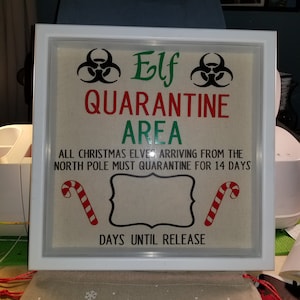 Elf Quarantine SVG File Christmas Elf Quarantine Cut Files Christmas ...