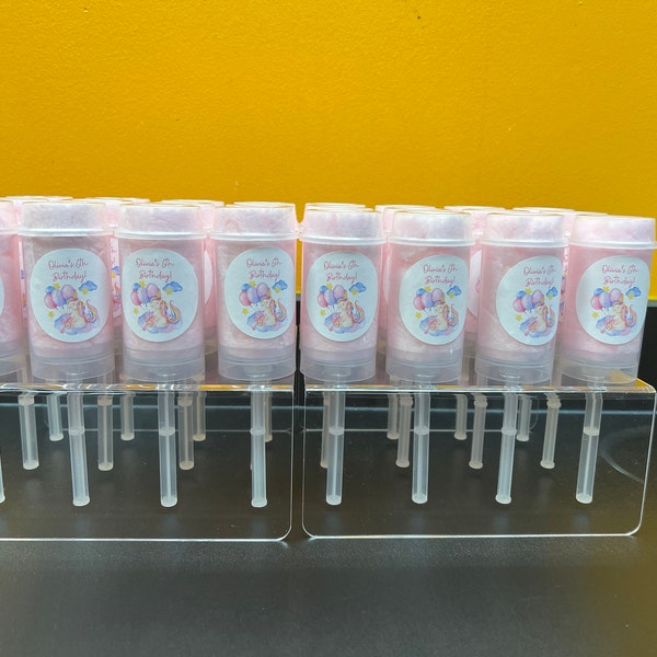 Cotton Candy Party Favors - Push-pop Party Favors - Gourmet Cotton ...