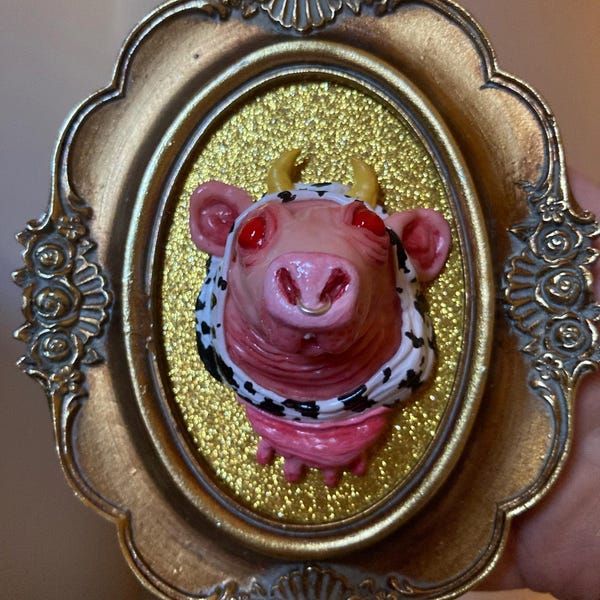 Old Man Bear Art Sculpture Teddy, Weird Plush Toy Sculpture, Creepy ...