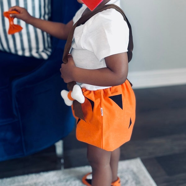 Bamm Bamm Costume for Sweetest Boys, Flintstones Birthday Party Outfit ...