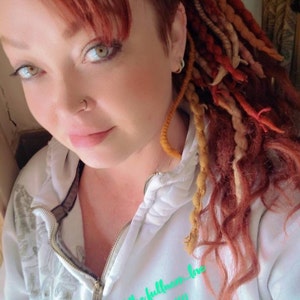 Luxe Hybrid Locks Curly Dreads / Wavy Dreadlocks in Black and Grey ...