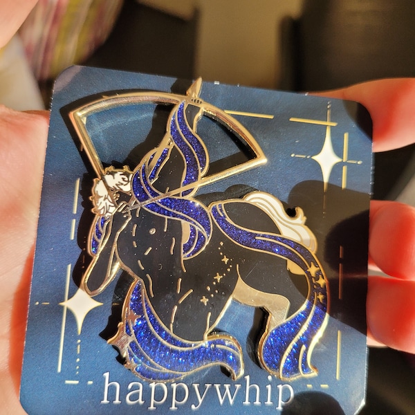 Sagittarius Zodiac Boy Enamel Pin - Etsy