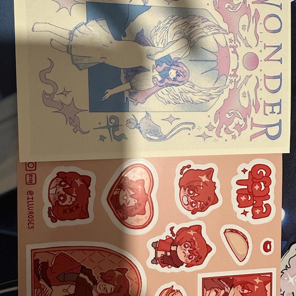 OMORI Silly Character Sticker Skrunkly OMORI, Aubrey, Kel, Hero, Mari ...