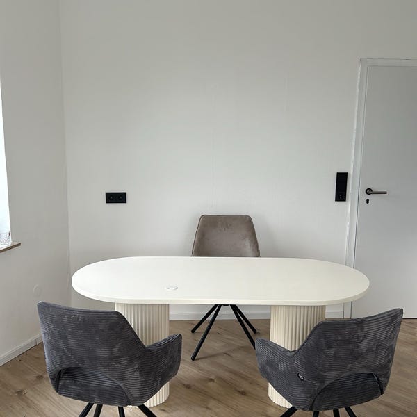 Side Table | Fluted Table | Round Fluted Table | Flower Stand | Small ...